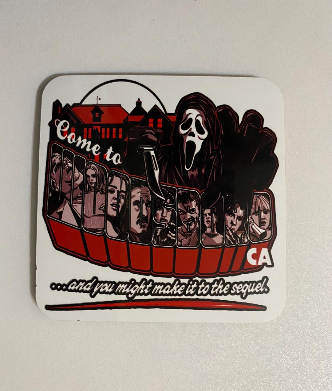 Ghostface Coaster - Etsy