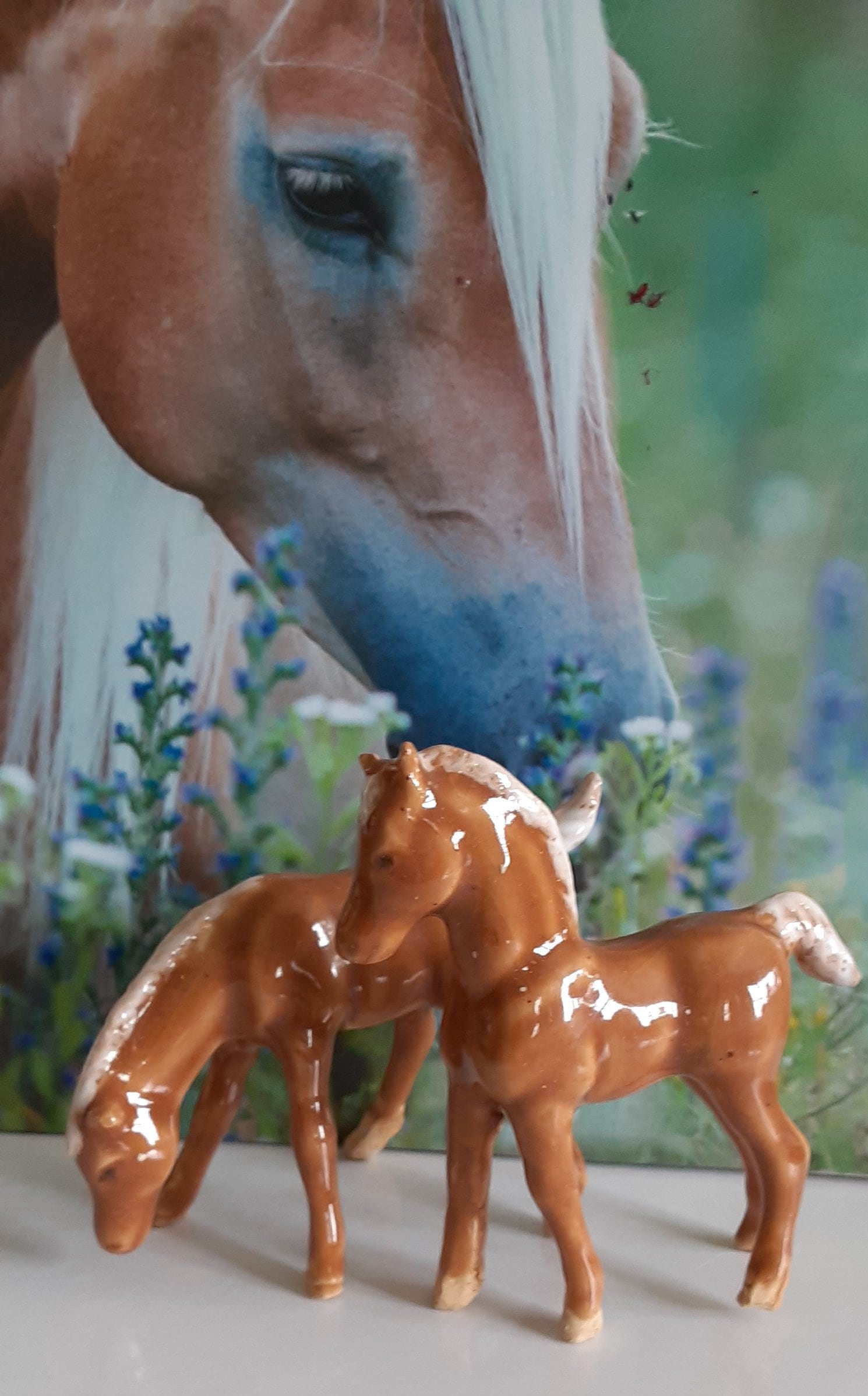 Ceramic Colt Statues - Etsy
