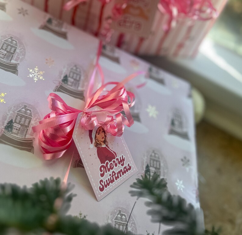 Printable Swiftie Gift Tags for Christmas Present Wrapping DIY Print at ...