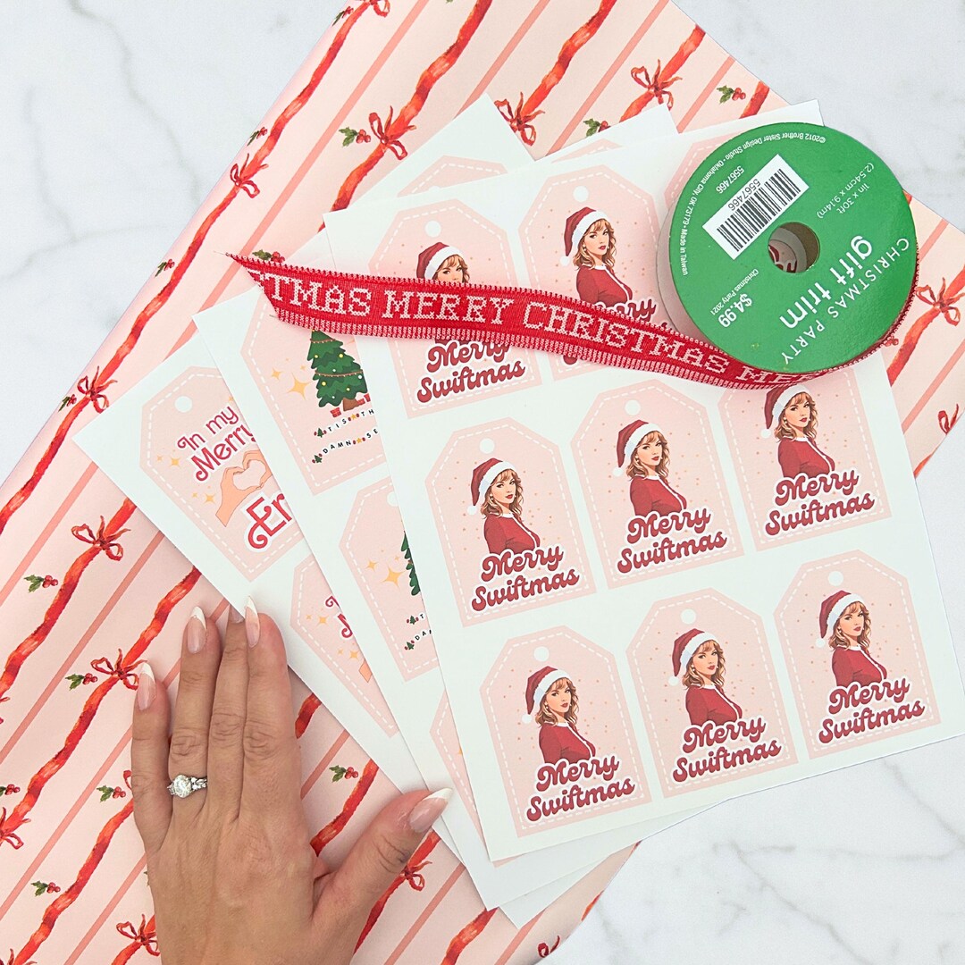 Printable Swiftie Gift Tags for Christmas Present Wrapping DIY Print at ...
