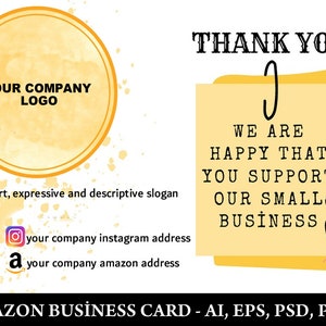 Amazon Business Cards 2023 New Design Amazon Business Card QR Code ...