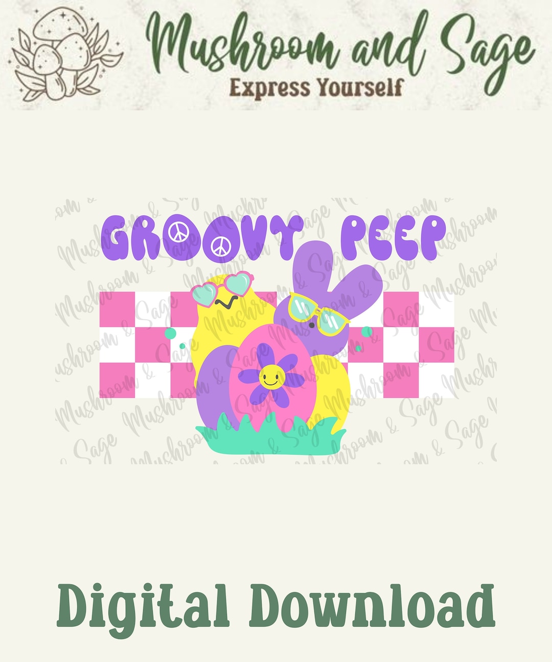 Groovy Peep Png,easter Sublimation Design Png,groovy Easter Png,cute ...