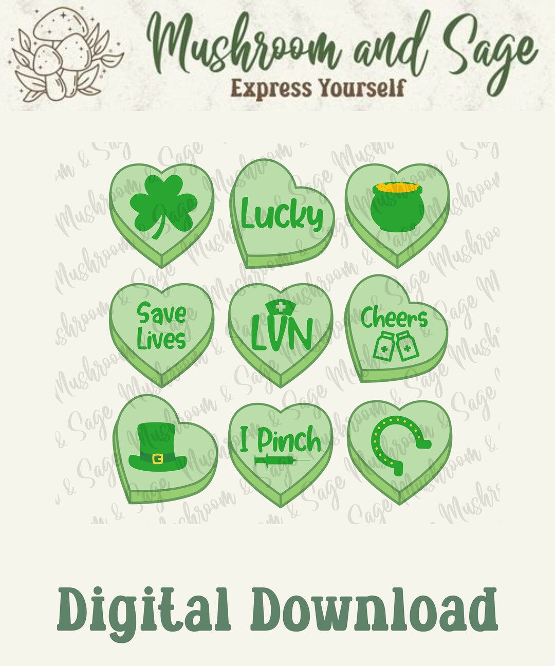 St Patricks Day Nurse Heart Digital Download,lvn Nurse PNG Svg,lucky ...