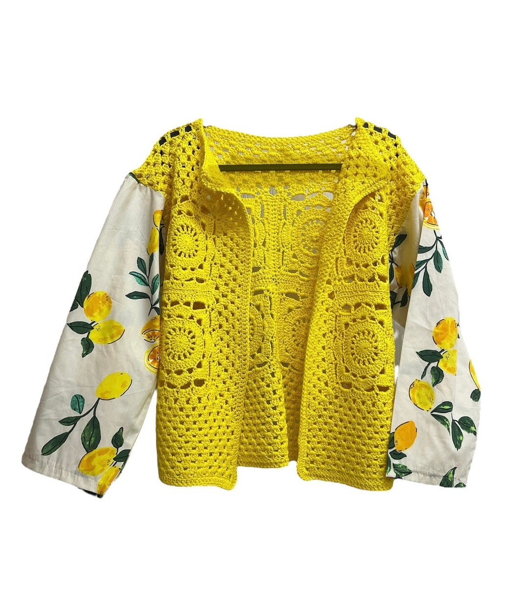 Crochet Cardigan Pattern Crochet and Fabric Design Pattern, PDF Pattern ...