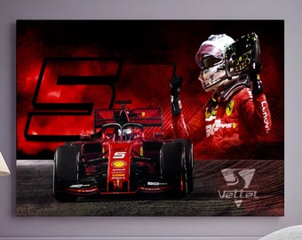 Sebastian Vettel Poster - Etsy