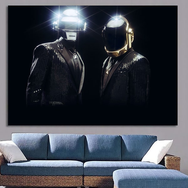 Daft Punk Poster - Etsy