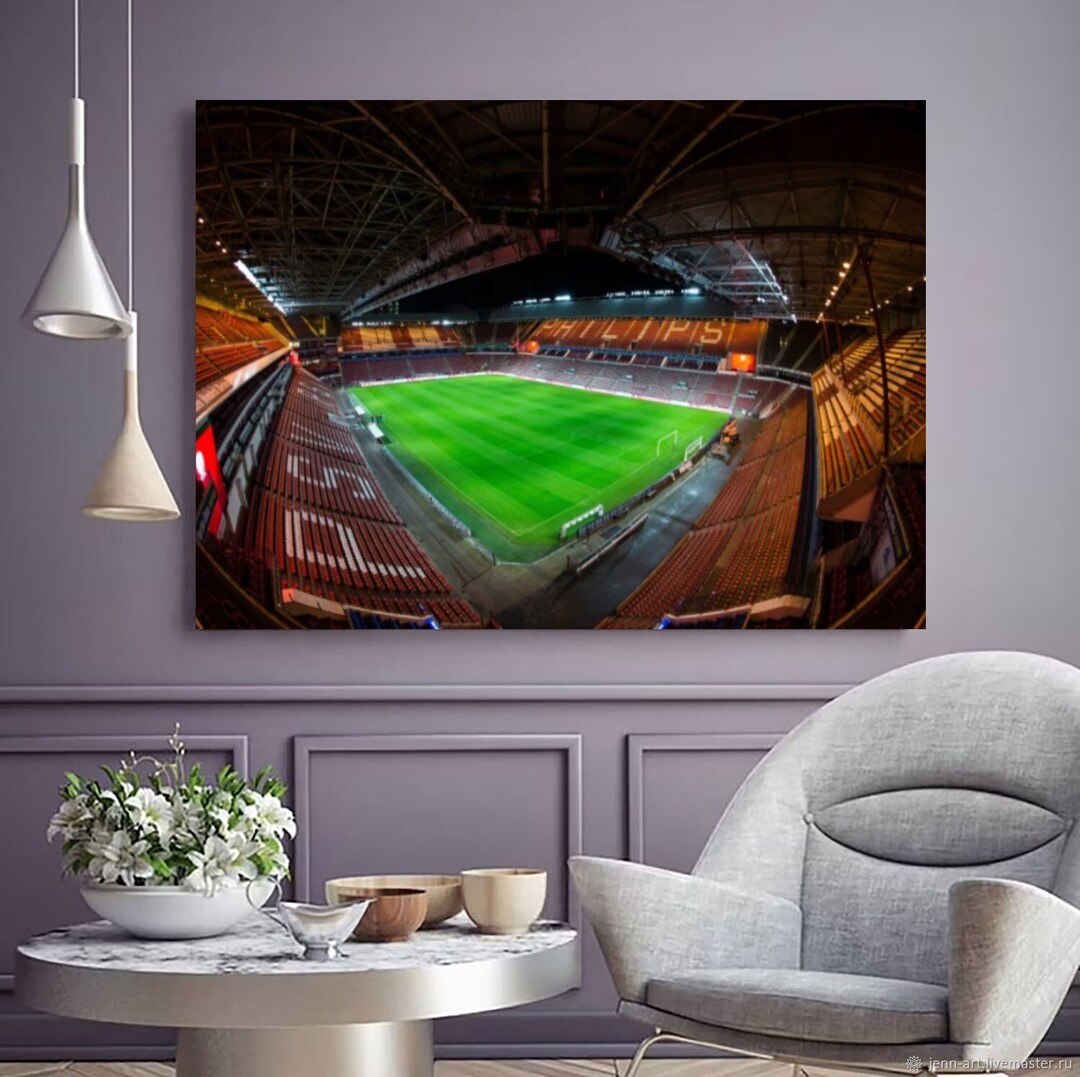 Philips Stadium Canvas Art PSV Stadium Poster PSV Eindhoven - Etsy