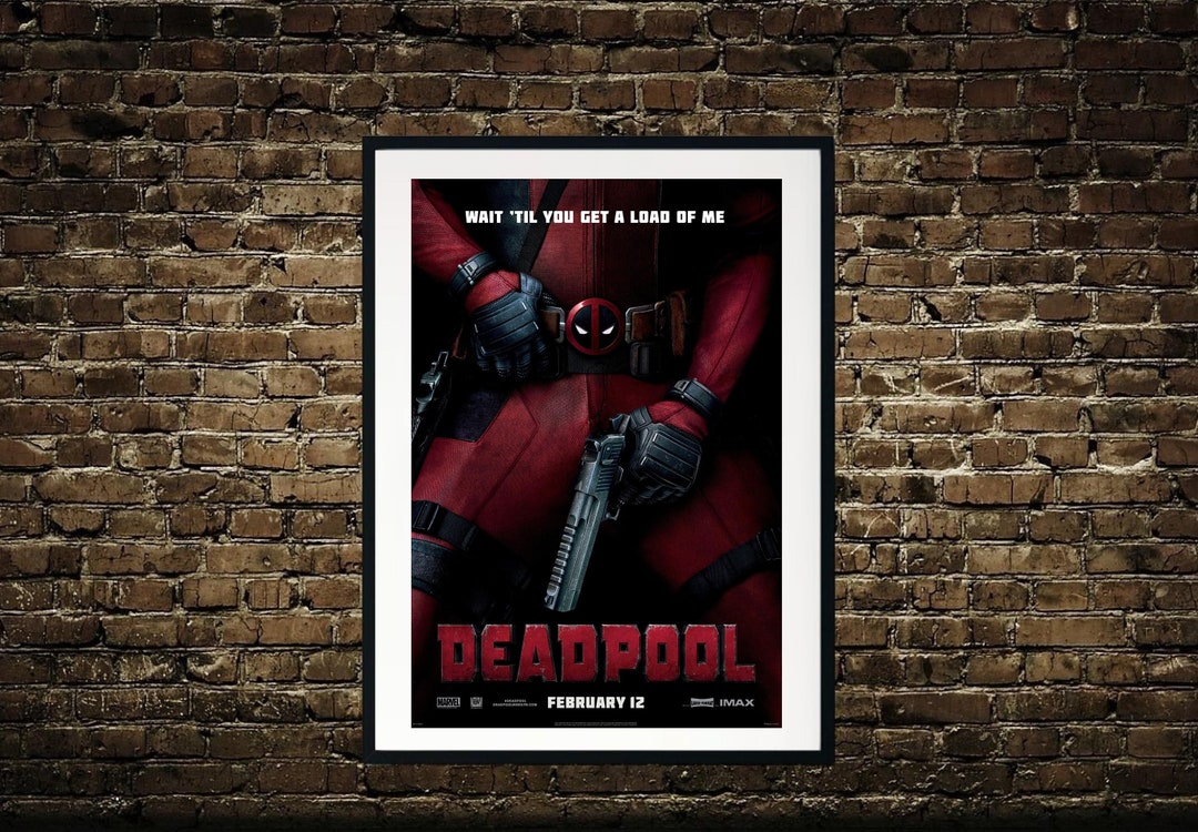 Deadpool Movie Poster Deadpool Movie Canvas Wall Decorhome - Etsy