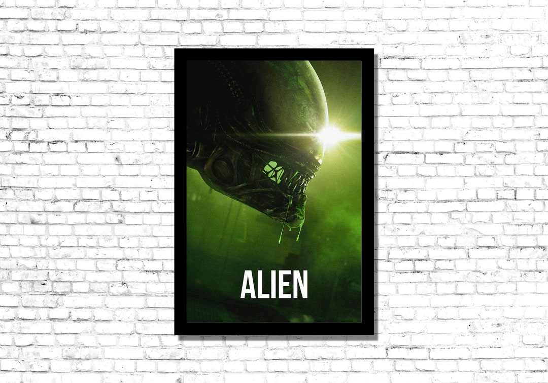 Alien Wall Arts Alien Movie Art Poster Alien Movie Canvas - Etsy