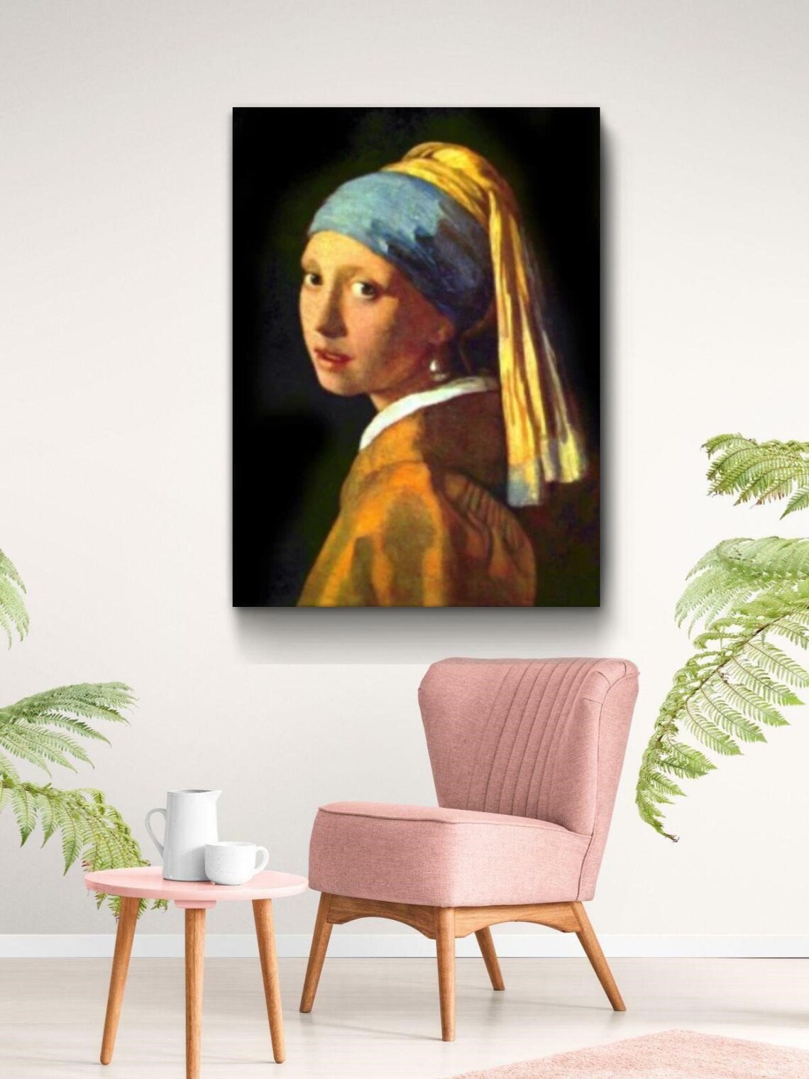 Johannes Vermeer Girl With a Pearl Earring Fine Art Famous - Etsy