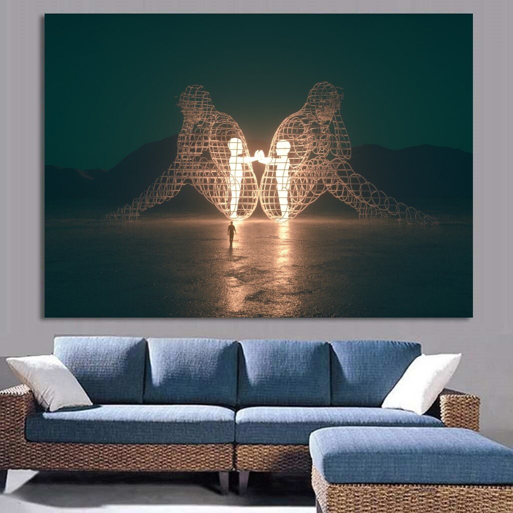 Alexander Milov Love ART Canvas Print Two People Turning - Etsy