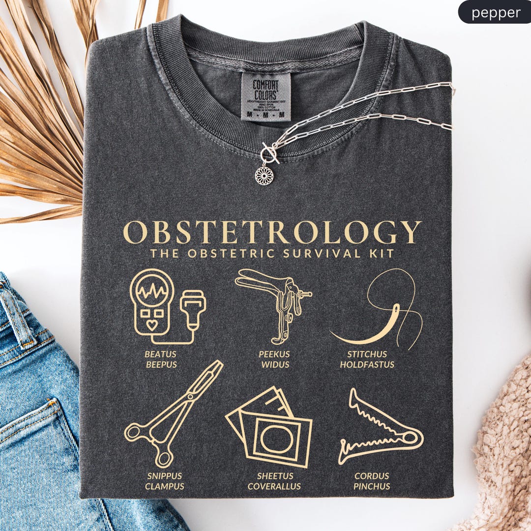 OB Nurse Shirt Obstetrology Funny Design, OBGYN Nurse Tee, Obstetrics ...