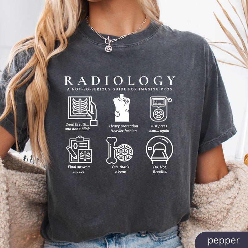Radiology Tech T-shirt: X-ray, CT, MRI - Comfort Colors® Tee - Etsy
