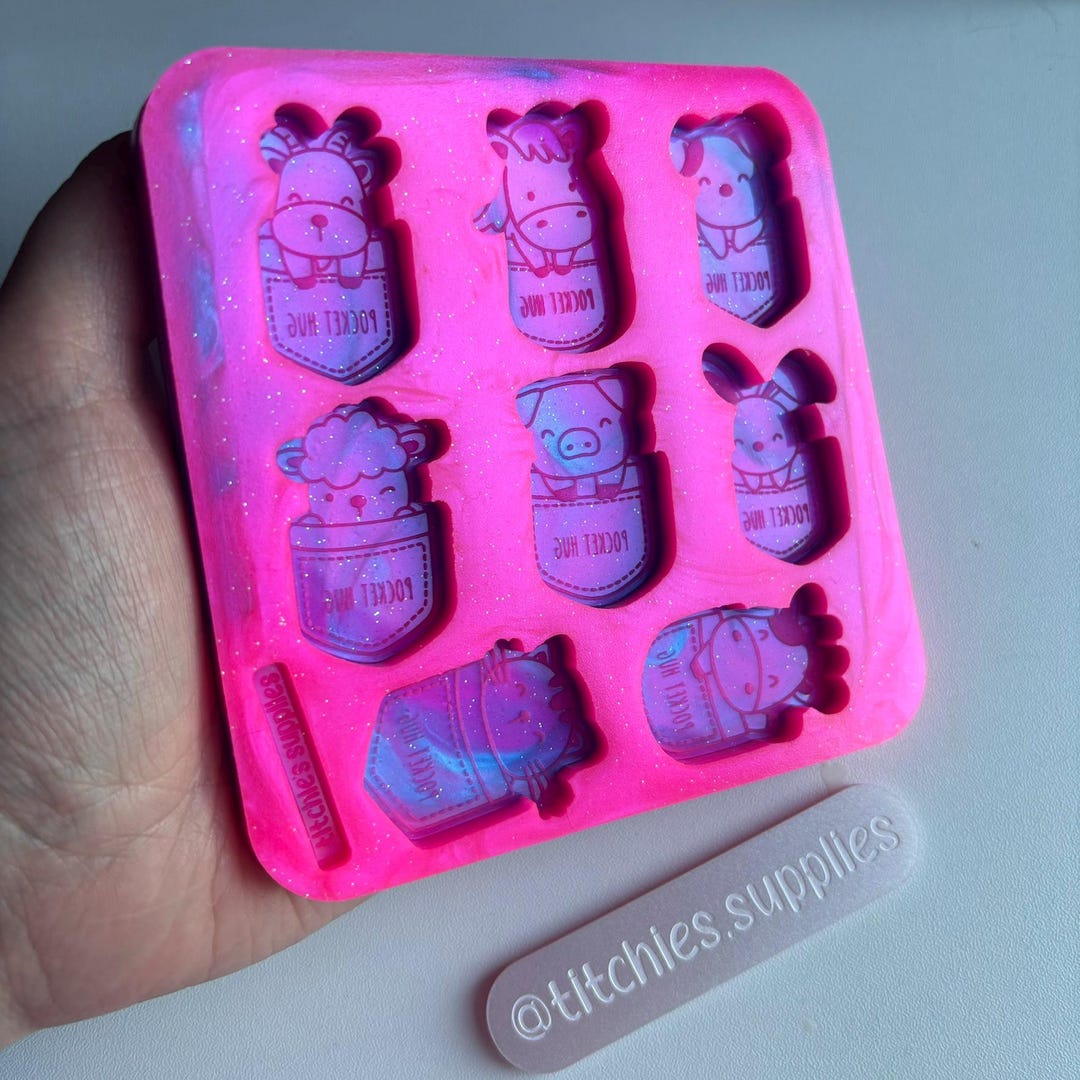 Animal Pocket Hugs Palette Silicone Mould/mold - Etsy
