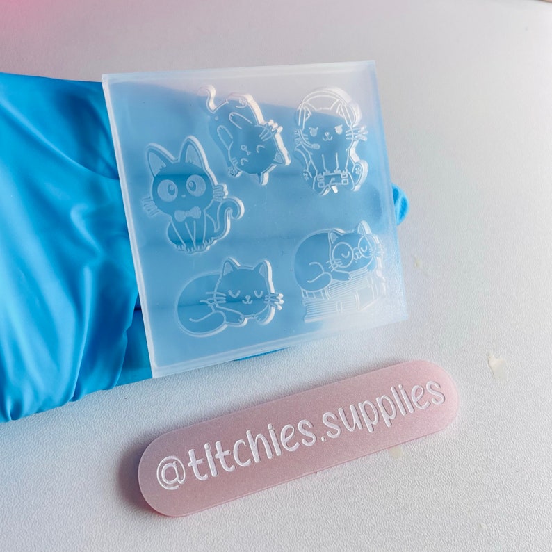 Cute Cats Palette Silicone Mould/mold - Etsy