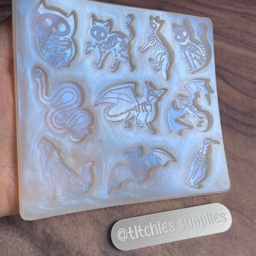 Skeleton Animals Palette Silicone Mould/mold - Etsy
