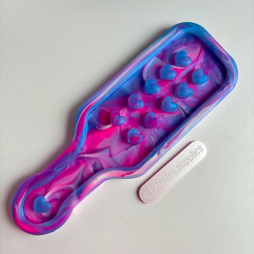 Double Heart Paddle Silicone Mould/mold - Etsy
