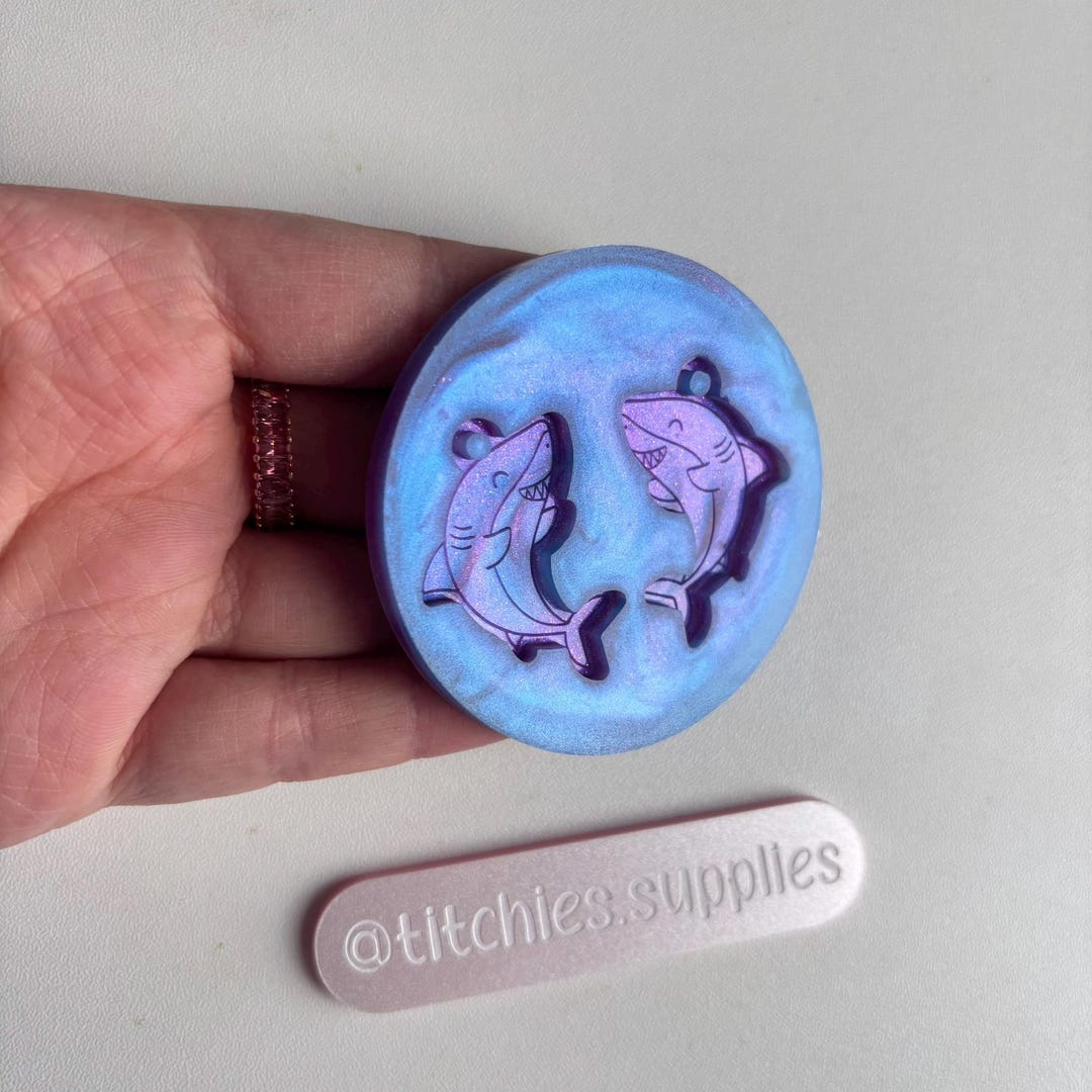Cute Shark Earring Silicone Mould/mold - Etsy