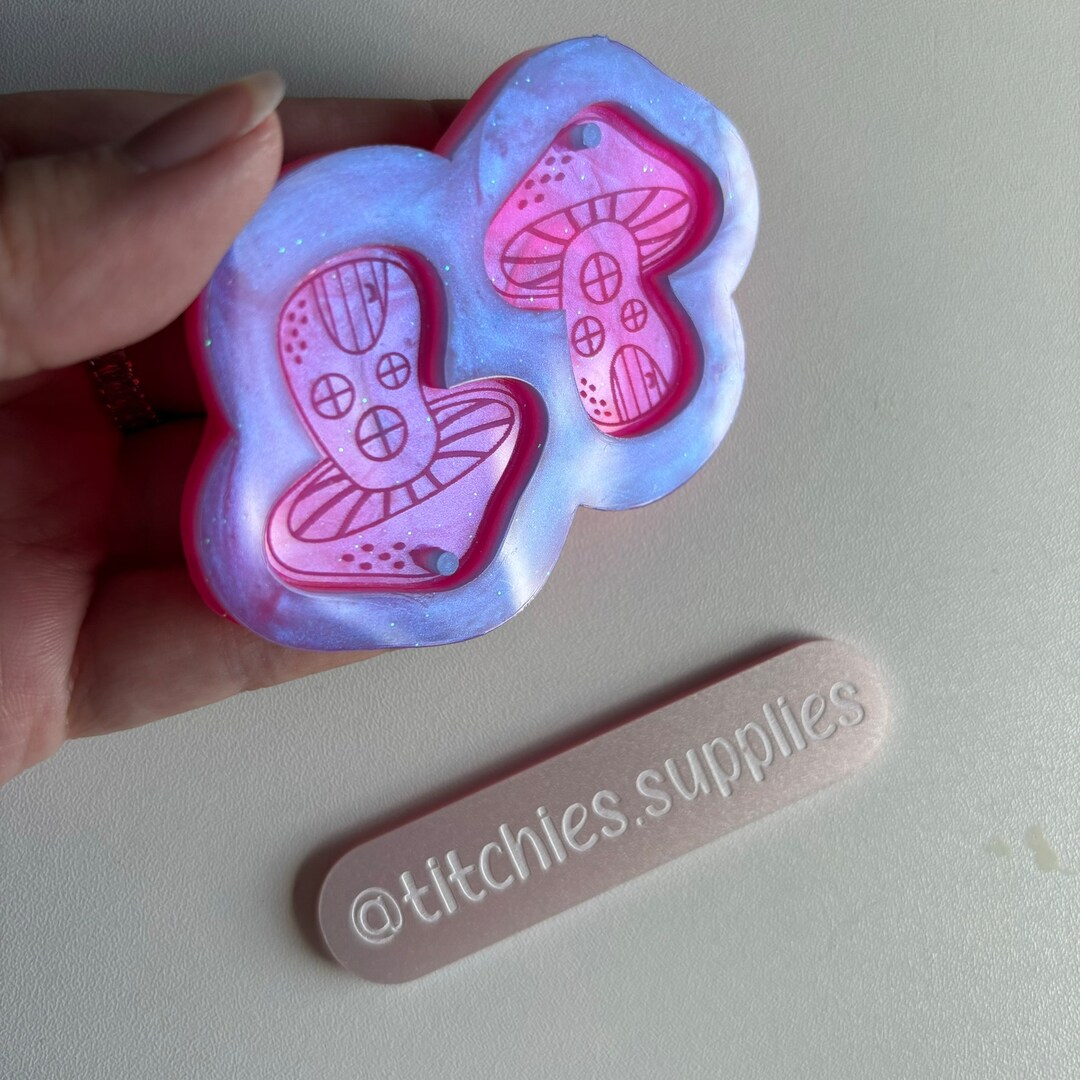 Toadstool Cottage Earring Silicone Mould/mold - Etsy