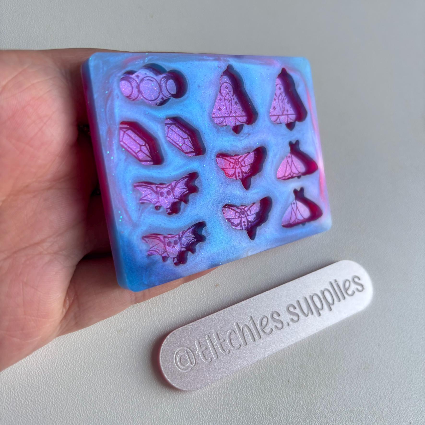 Mystic Moth Stud Palette Silicone Mould/mold - Etsy