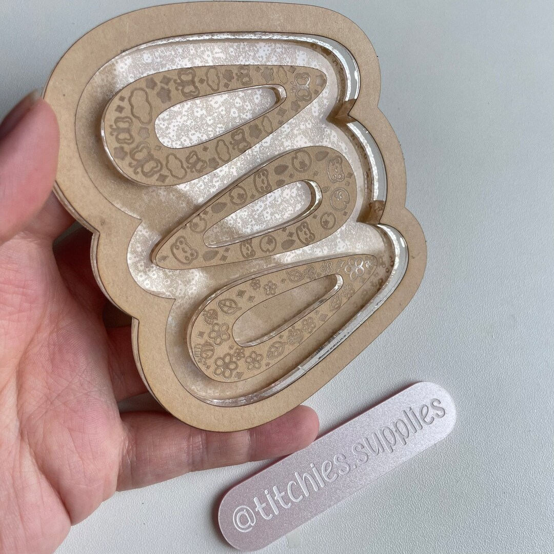 Cute Bugs Tear Drop Cut Out Hair Clip/barrette Silicone Mould/mold - Etsy