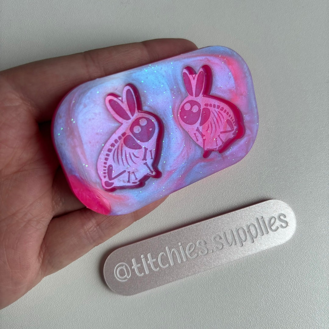 Skeleton Bunny Earring Silicone Mould/mold - Etsy