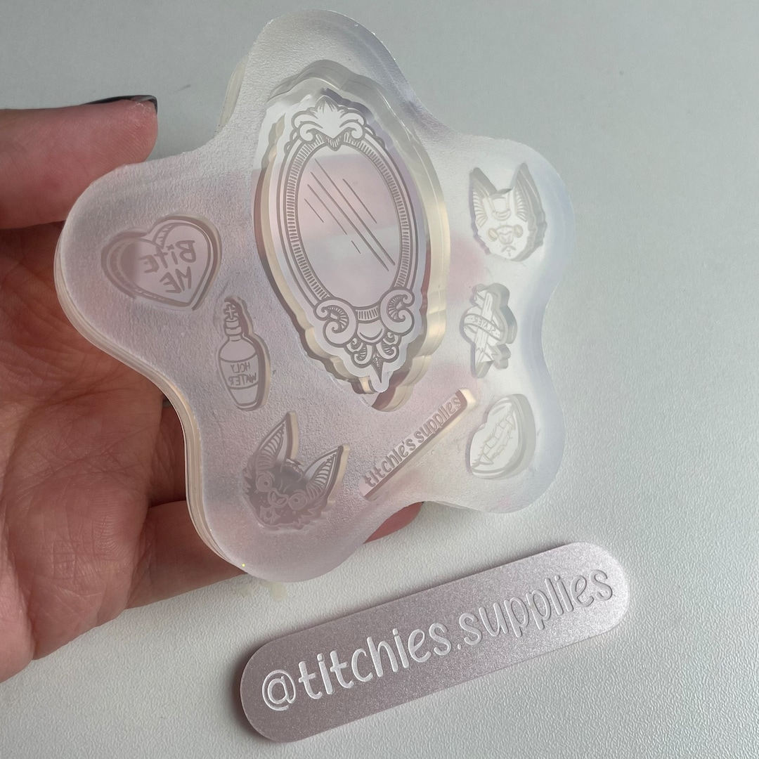 Vampire Mirror Shaker and Bits Silicone Mould/mold - Etsy