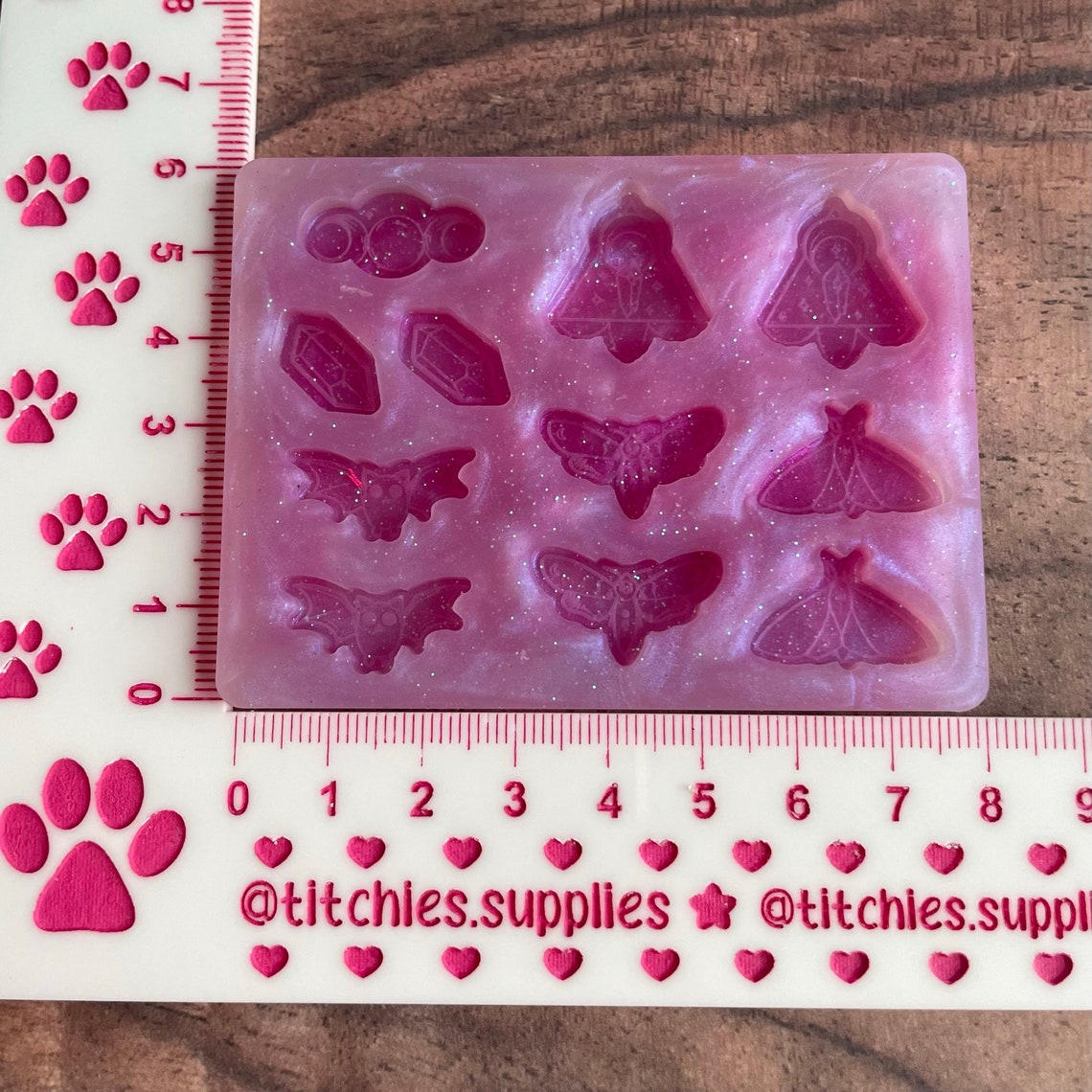 Mystic Moth Stud Palette Silicone Mould/mold - Etsy