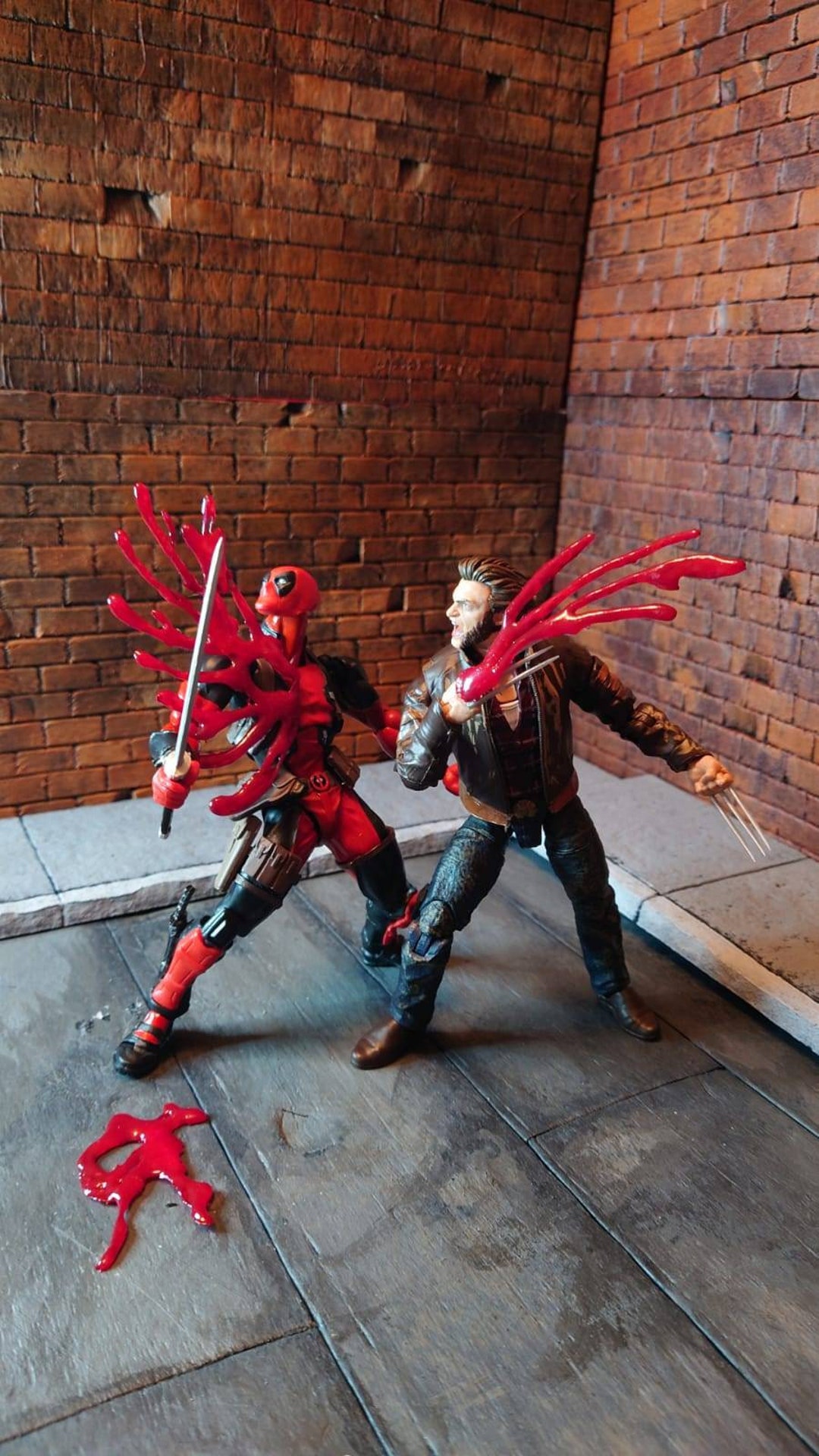 1:12 Scale Prop Blood Splatter and Spray for Diorama - Etsy