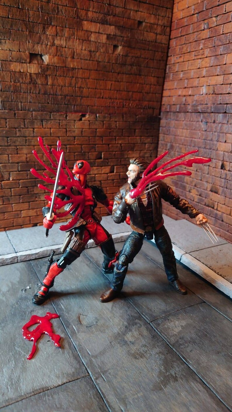 1:12 Scale Prop Blood Splatter and Spray for Diorama - Etsy