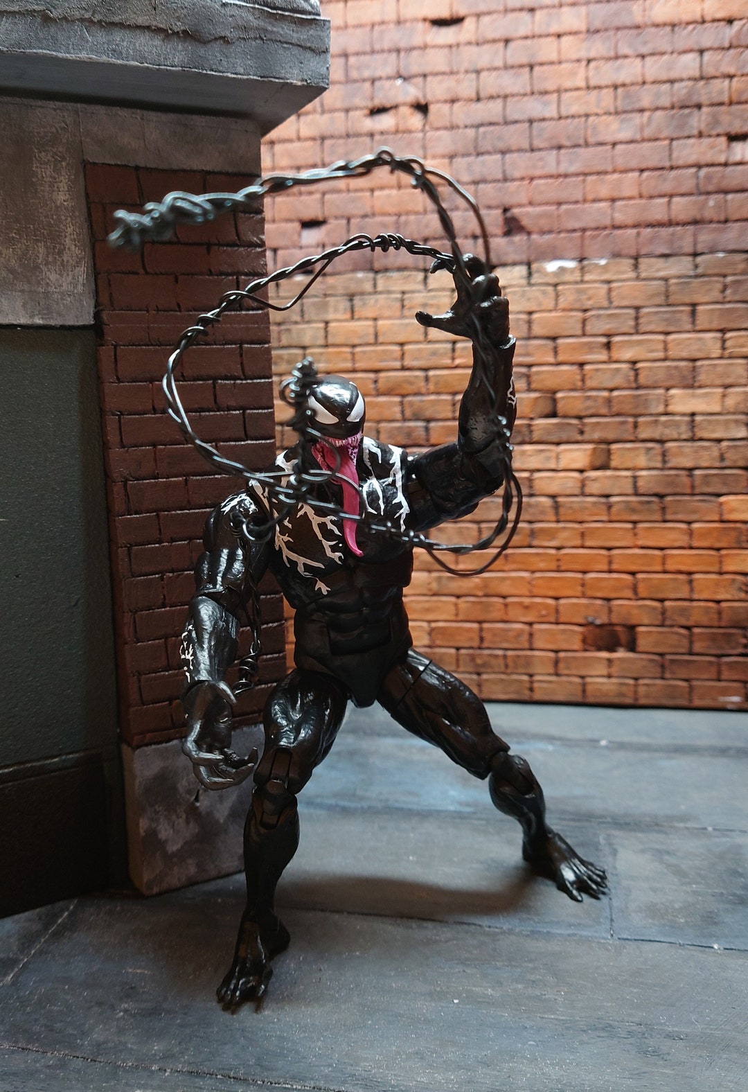 1:12 Scale Venom Chaotic Symbiote Webbing Effect Prop for Dioramas and ...