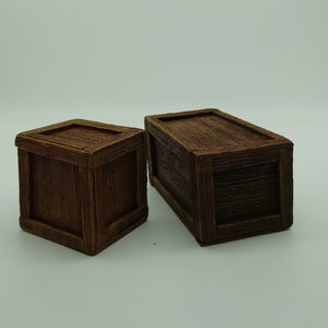 1:12 Scale Prop Crates for Diorama - Etsy