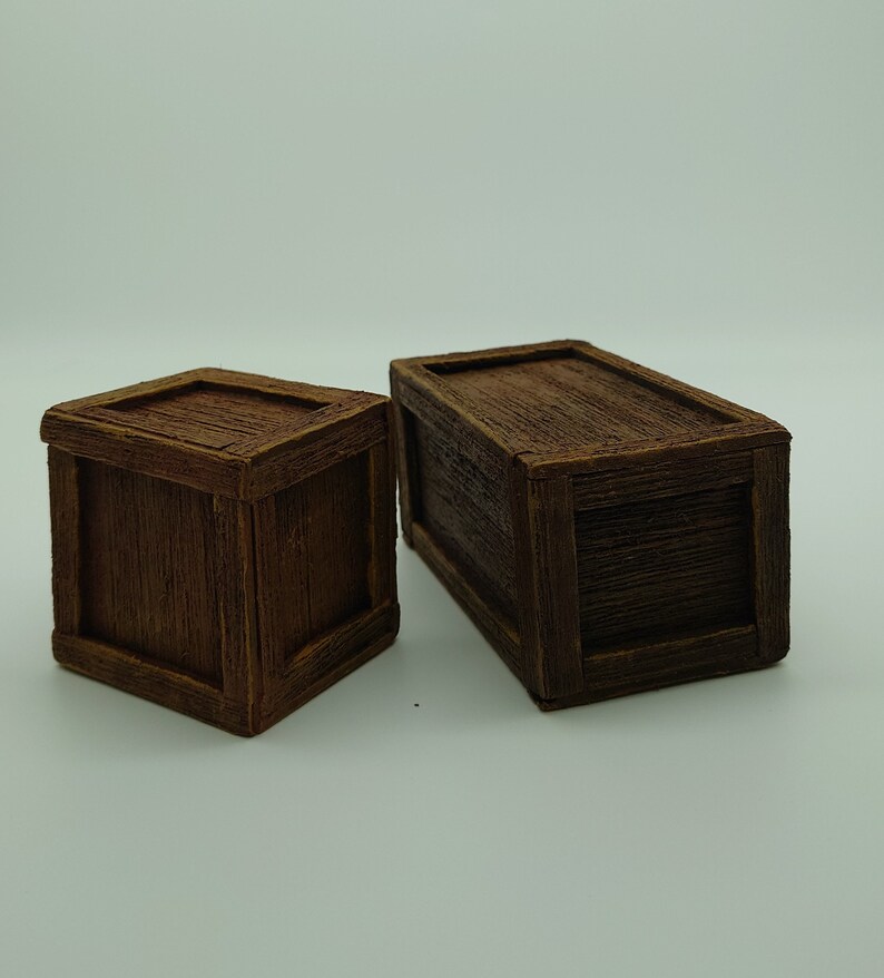 1:12 Scale Prop Crates for Diorama - Etsy