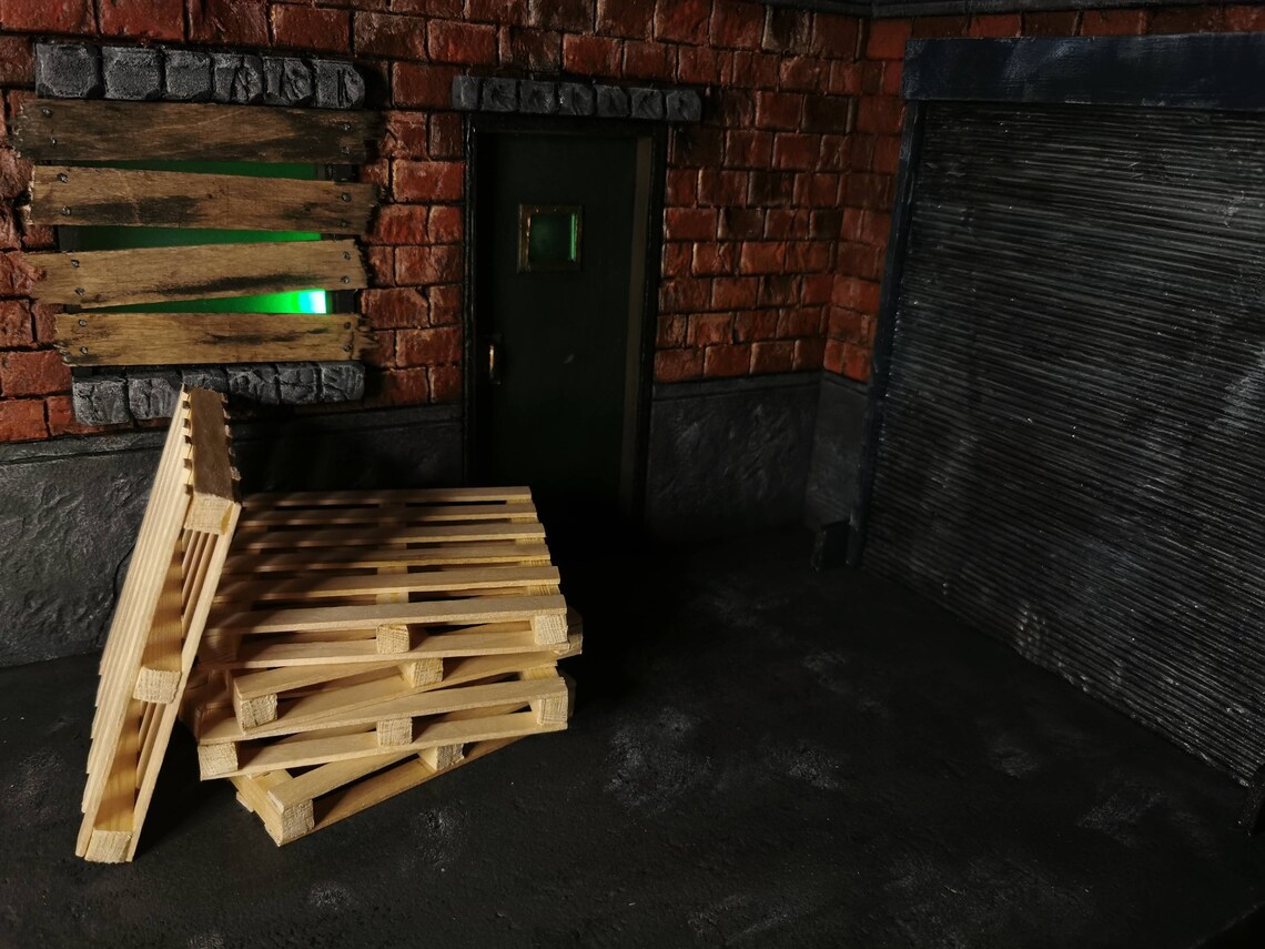 1:12 Scale Prop Wooden Pallets for Diorama - Etsy