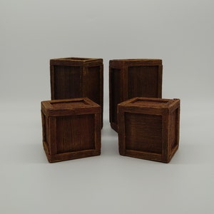 1:12 Scale Prop Crates for Diorama - Etsy