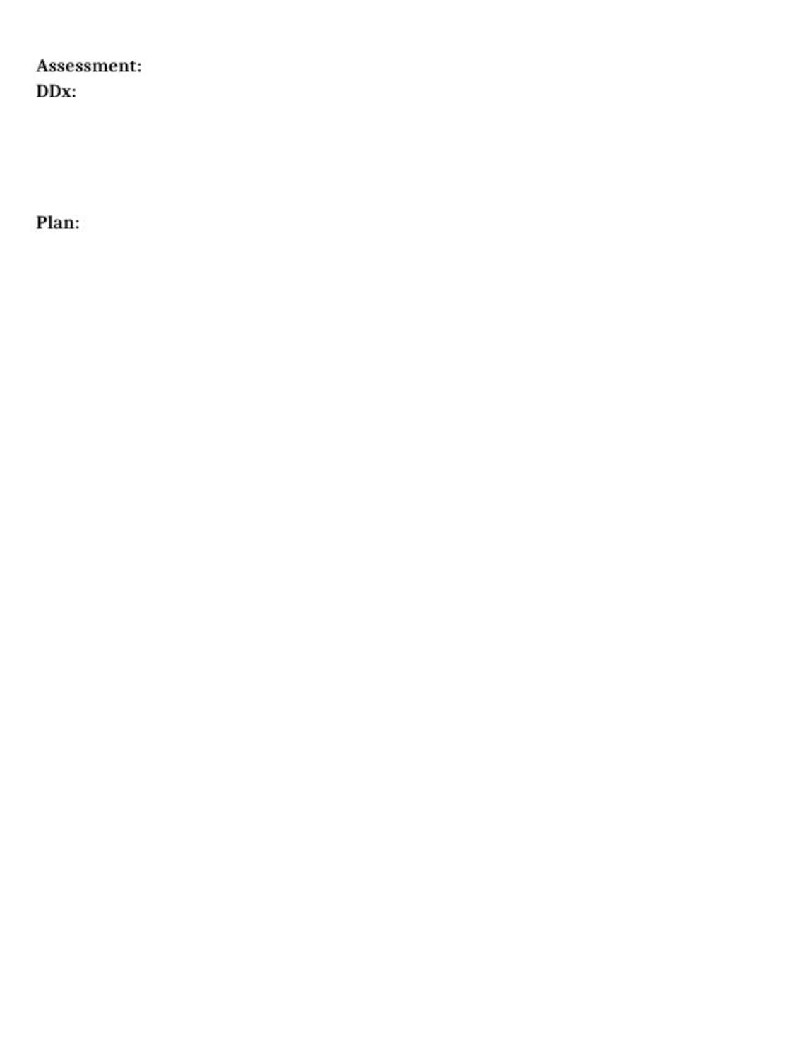 SOAP Note Template for Medical School, Nursing School, Physician School ...
