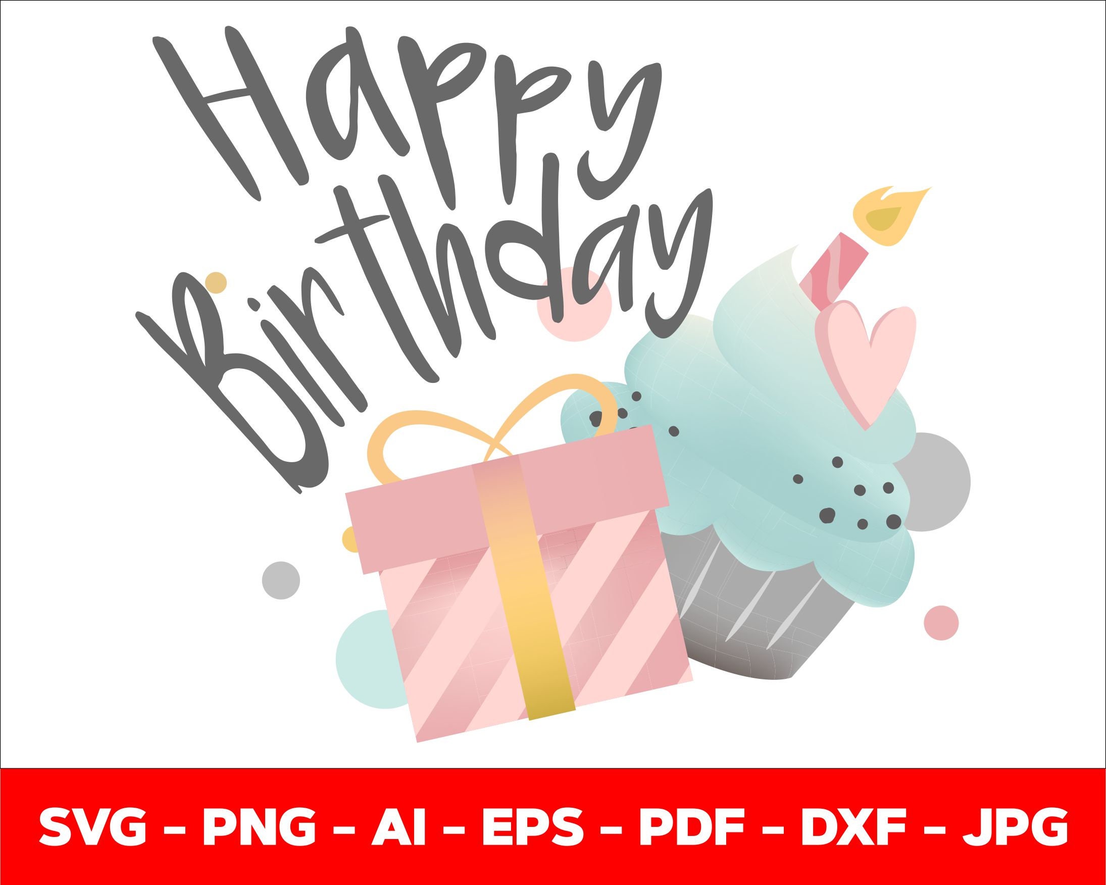 Happy Birthday Svg Bundle I Birthday Svg Birthday Party Svg - Etsy UK