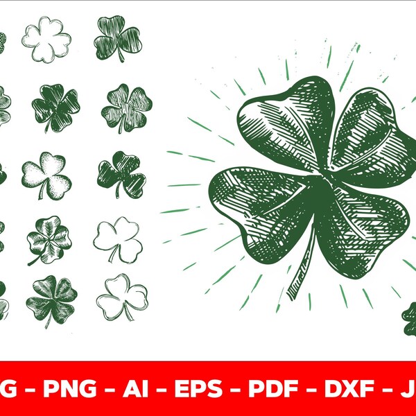 Shamrock Svg - Etsy