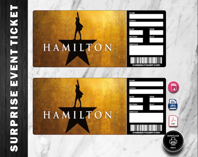 Hamilton Birthday Banner, Hamilton Musical Inspired Birthday Banner ...
