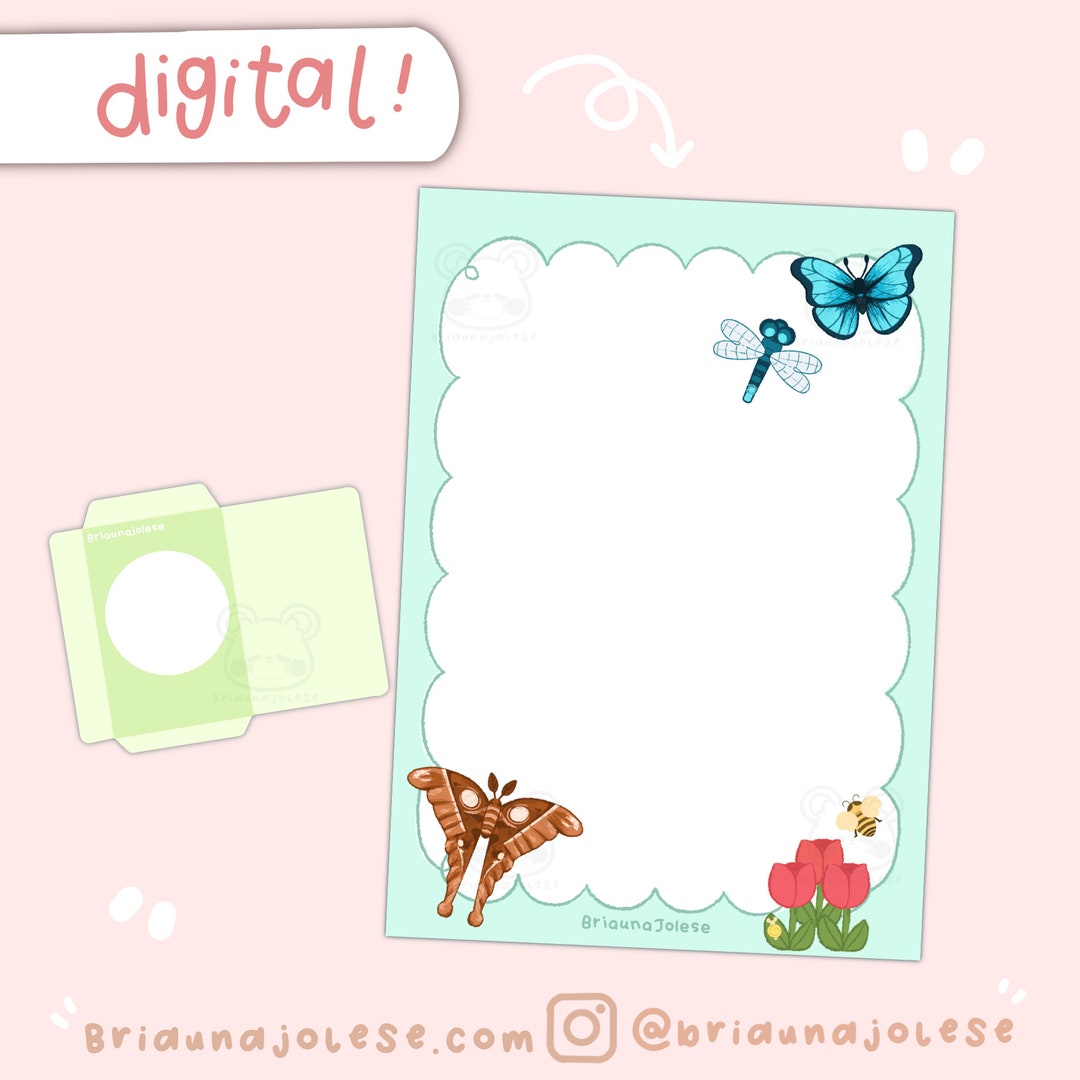 ACNH Bug Letter Set - Etsy