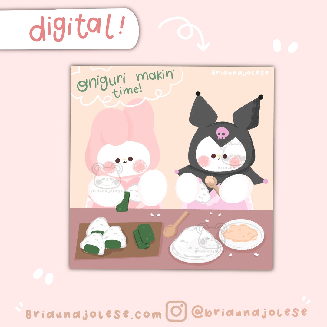 Onigiri Memo Sheet - Etsy