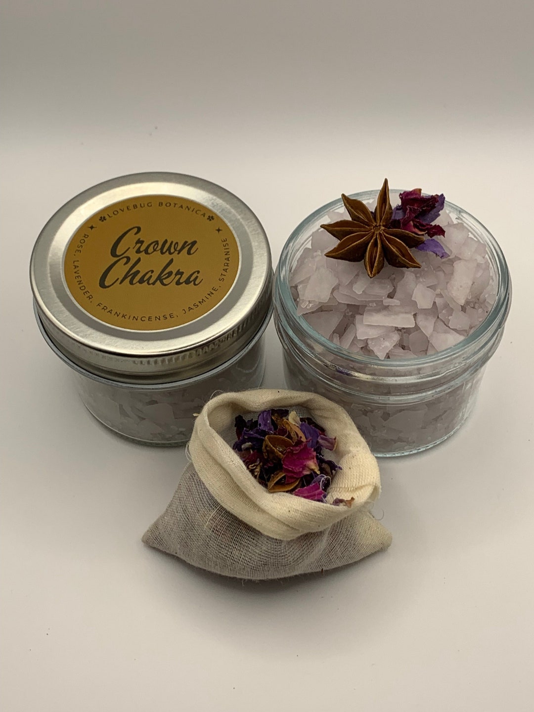 Crown Chakra Bath Salts Herb Bag - Etsy