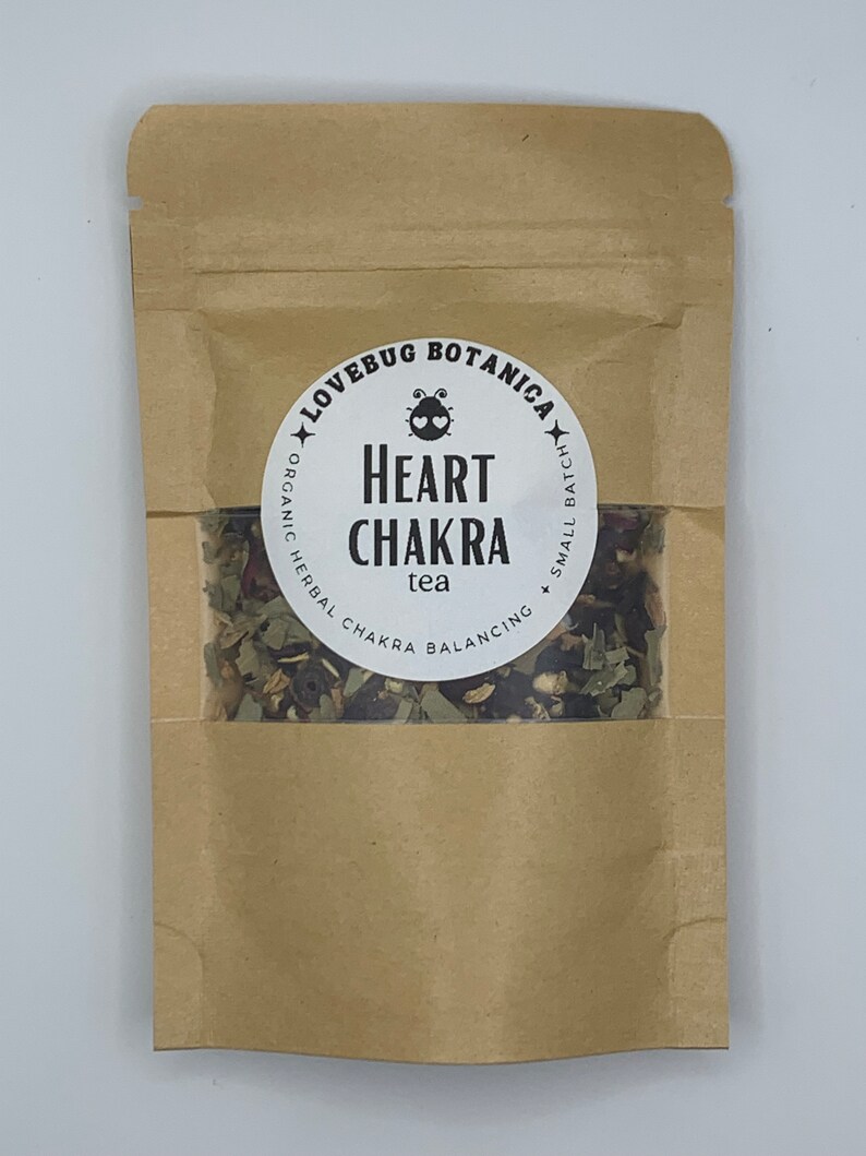 Heart Chakra Organic Herbal Tea - Etsy