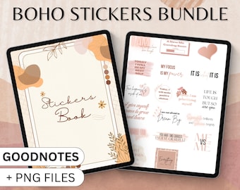 Digital Sticker Book for Goodnotes, PNG Files of Digital Stickers ...