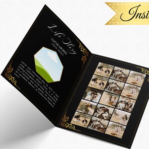 Funeral Programs Template Obituary Template for Funeral Memorial ...