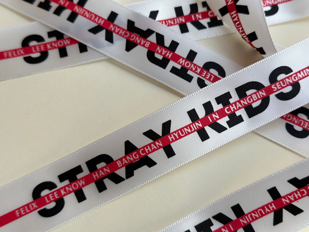 STRAY KIDS Ribbon STAY Lightstick Bow Shoulder Sling Kpop Merch Felix ...