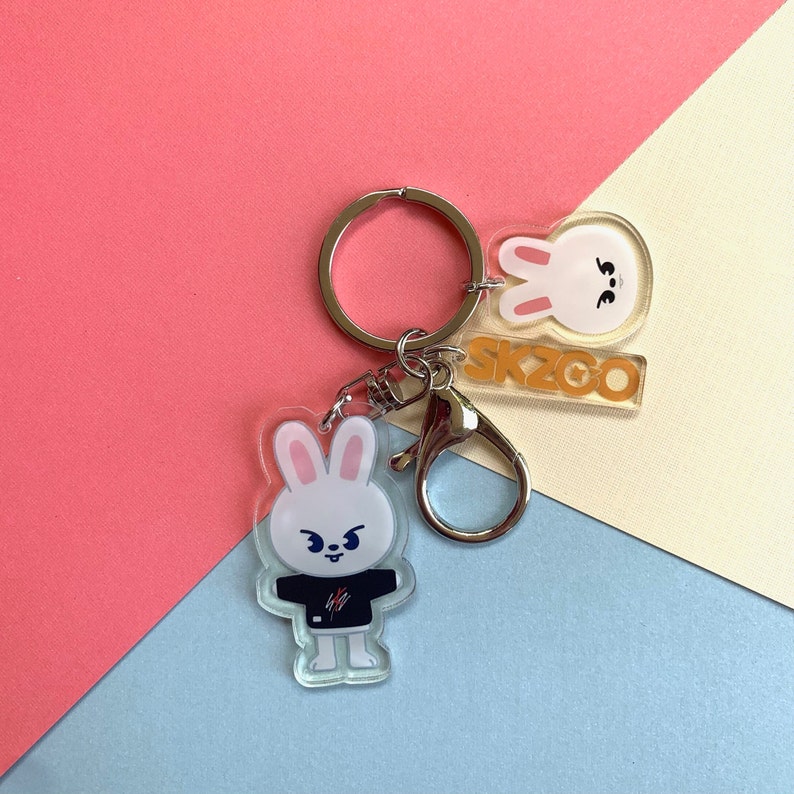 Cute SKZOO Keychain Stray Kids Keychain Skz KPOP Bias - Etsy