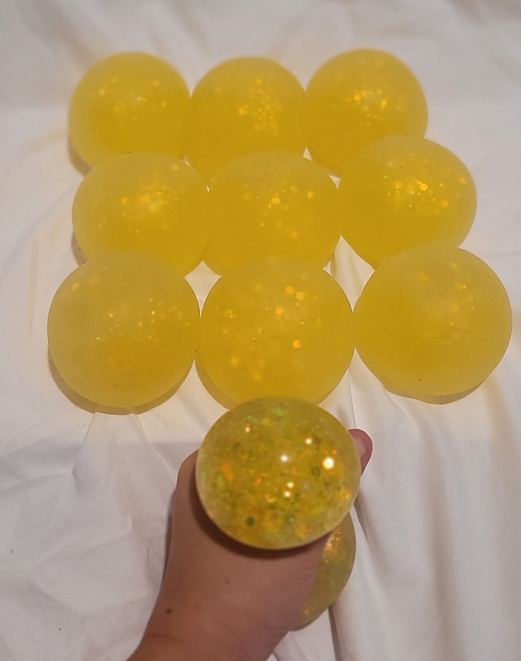 Squishy Stress Foam Glitter Slime Ball Kit - Etsy