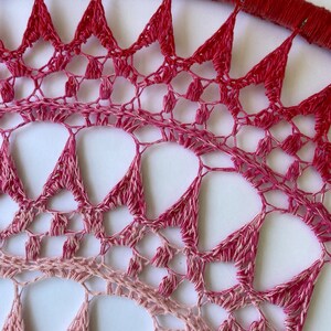 Large Crochet Mandala, Hoop Included Ready to Hang! - Etsy