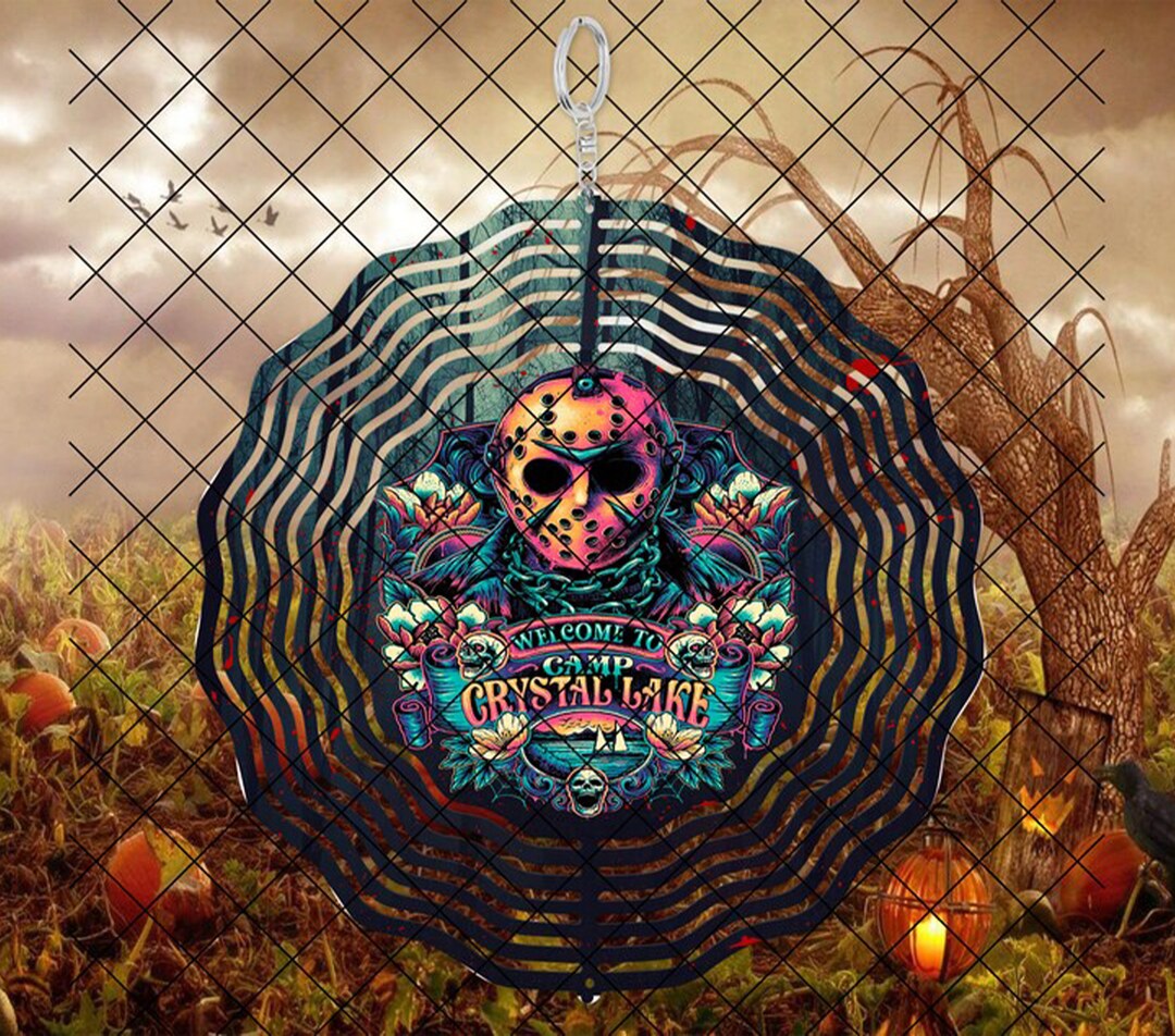 Halloween Jason Wind Spinner PNG - Etsy